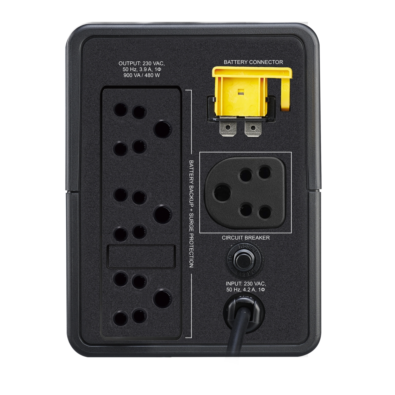 APC Easy UPS BVX 900VA, 230V, AVR, India Sockets