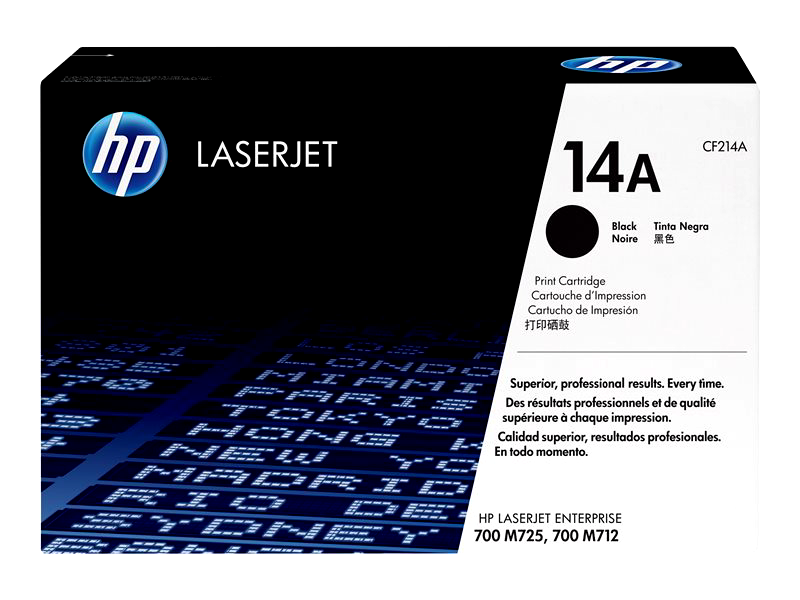 HP 14A - black - original - LaserJet - toner cartridge (CF214A)